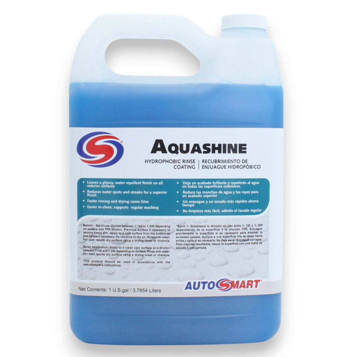 Aquashine - Hydrophobic Rinse Coating Super Concentrate – Autosmart America