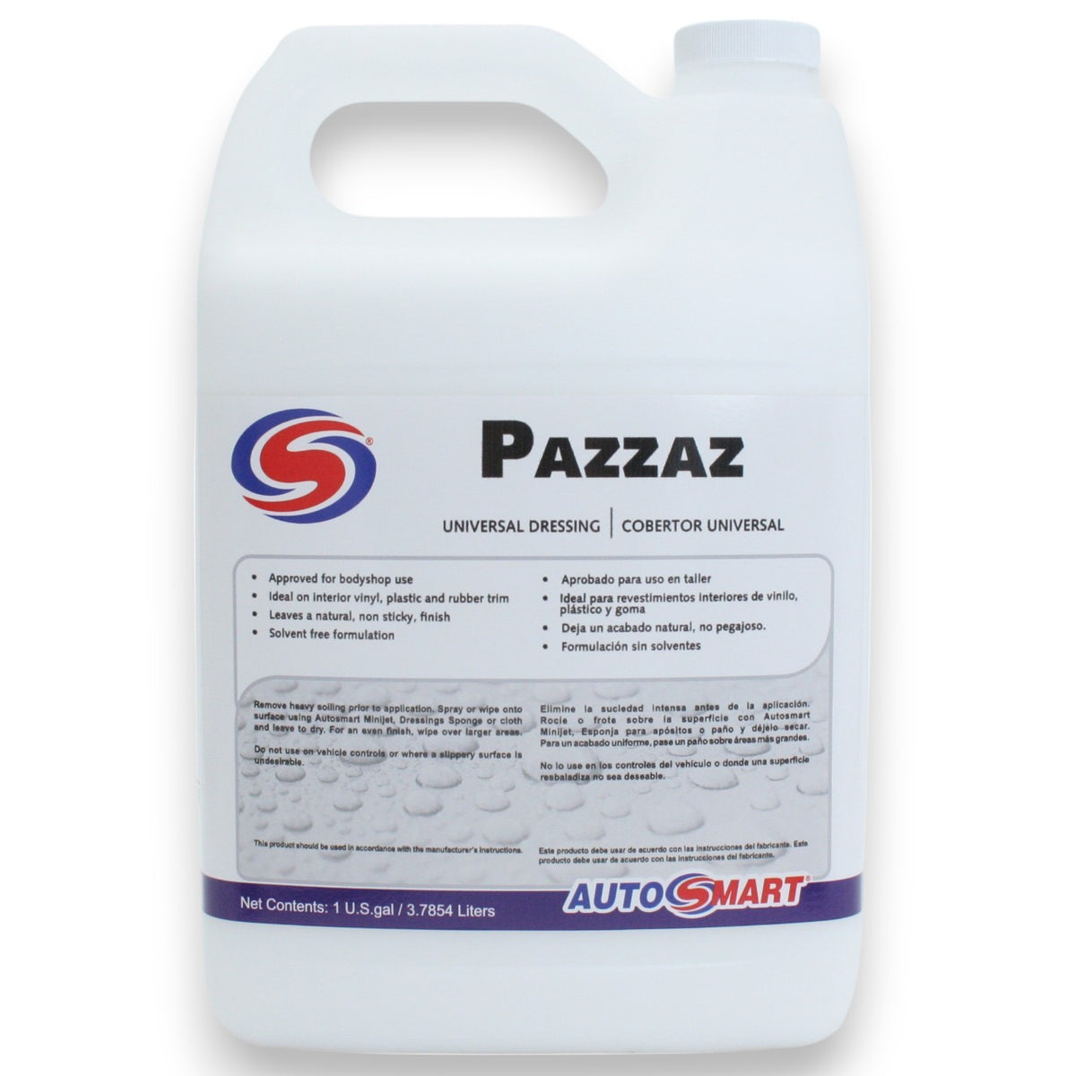 Pazzaz - Bodyshop Safe Water-Based Interior Dressing – Autosmart America