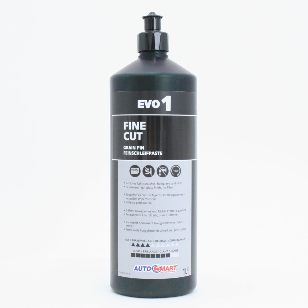 Evo 1 - Compuesto de acabado fino 1ltr – Autosmart America